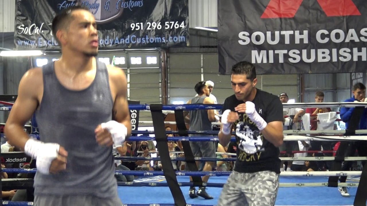 Alex Luna Josesito Lopez and Misael Rodriguez Shadow Boxing EsNews ...