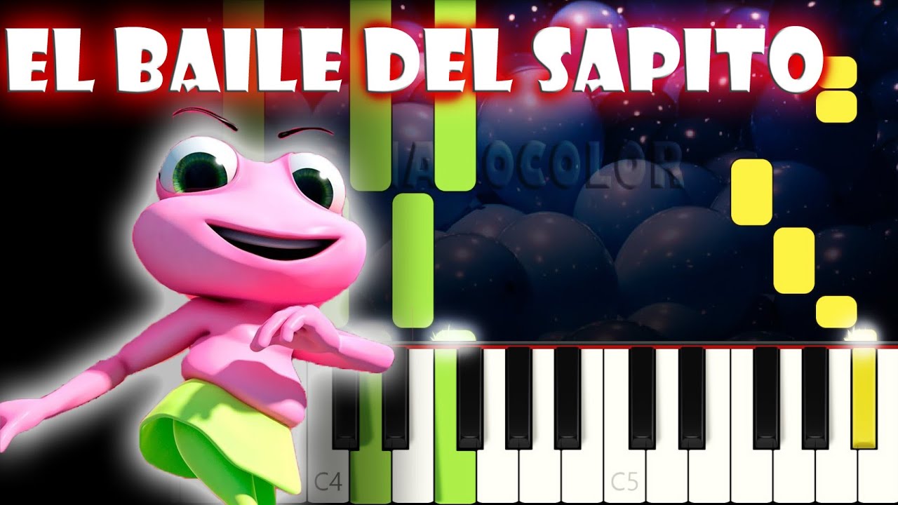 El Baile del Sapito | Piano Cover | Tutorial | Karaoke - YouTube