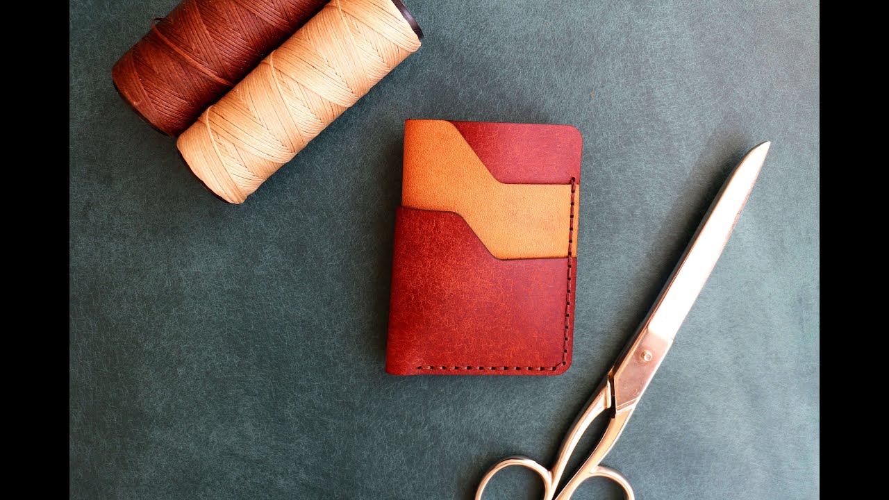 Leather Card Holder Template SVG/Leather Card Holder Pattern PDF /A4 ...