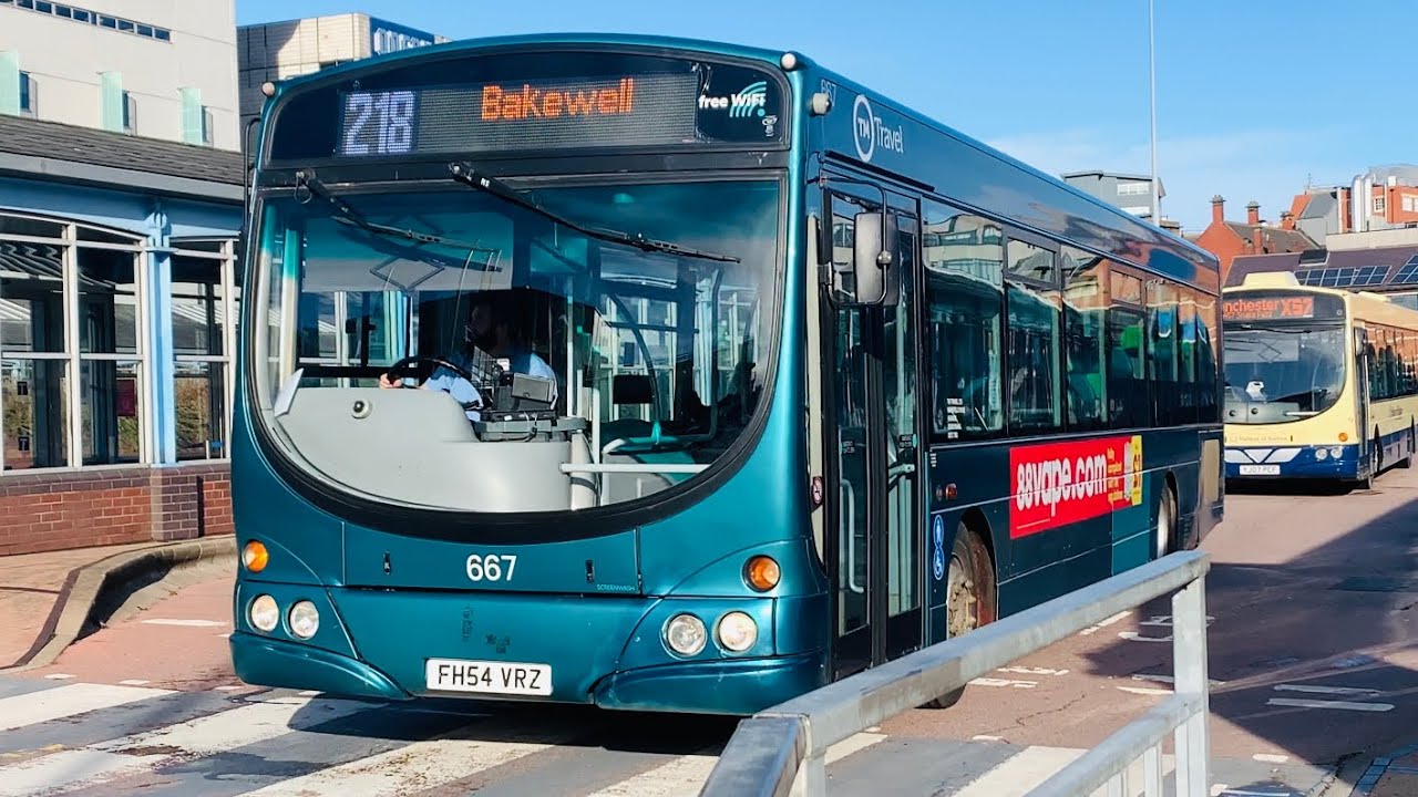 TM Travel Bus 667 On 218 From Sheffield To Bakewell - YouTube