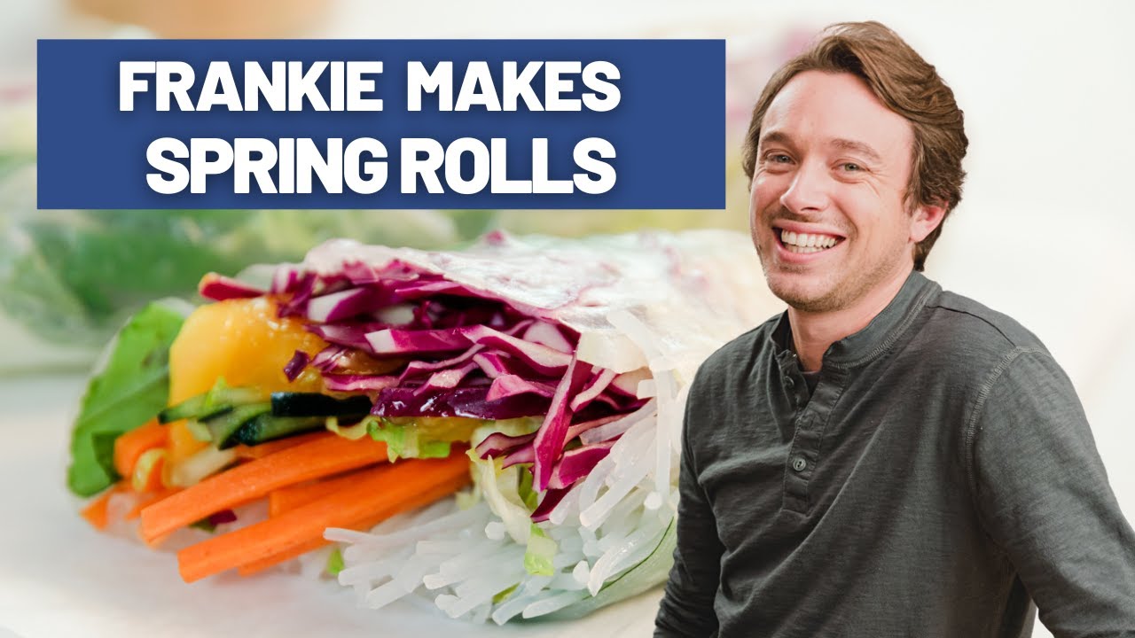 Rainbow Spring Rolls to Add a Spring to Your Step! - YouTube