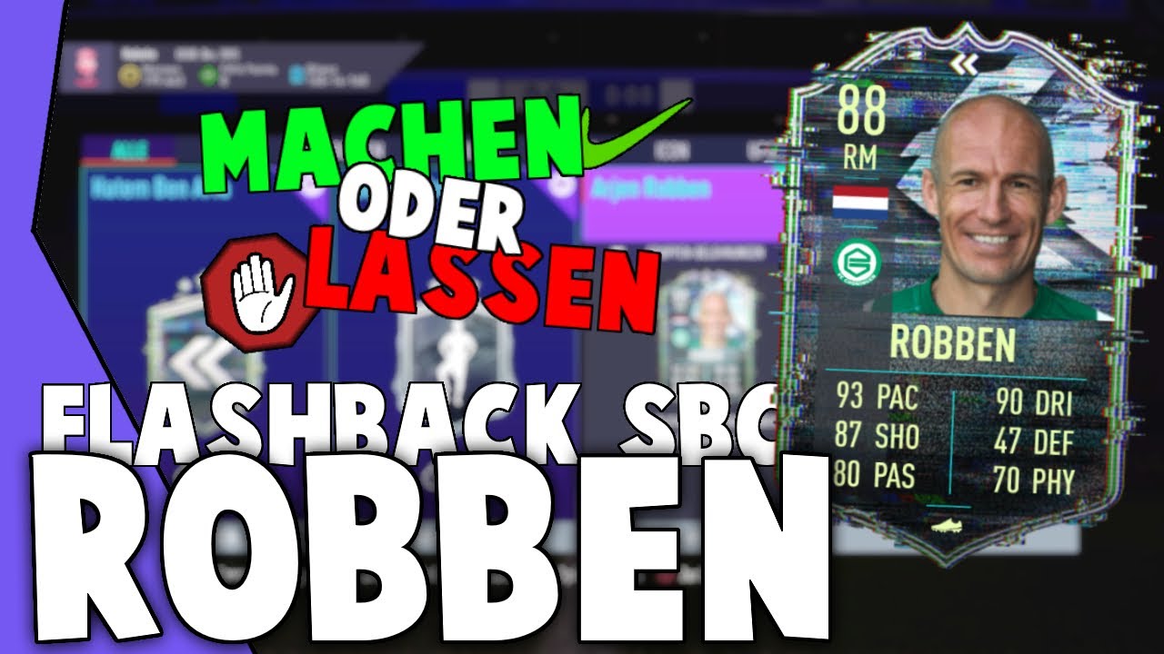 ROBBEN FLASHBACK😎 | Richtig nice Karte! Lohnt sich diese SBC?!🧐 [Fifa ...