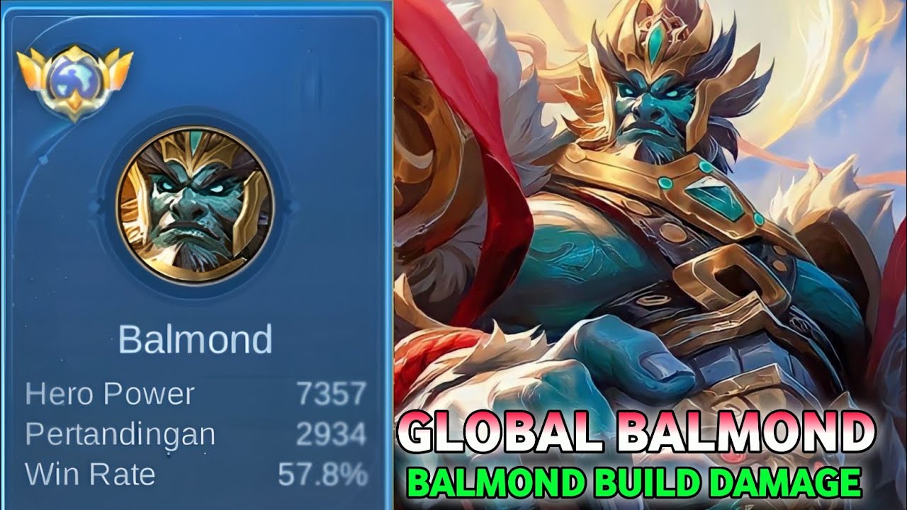 GLOBAL BALMOND!! BUILD DAMAGE TOP 1 GLOBAL GAMEPLAY MOBILE LEGENDS BANG ...