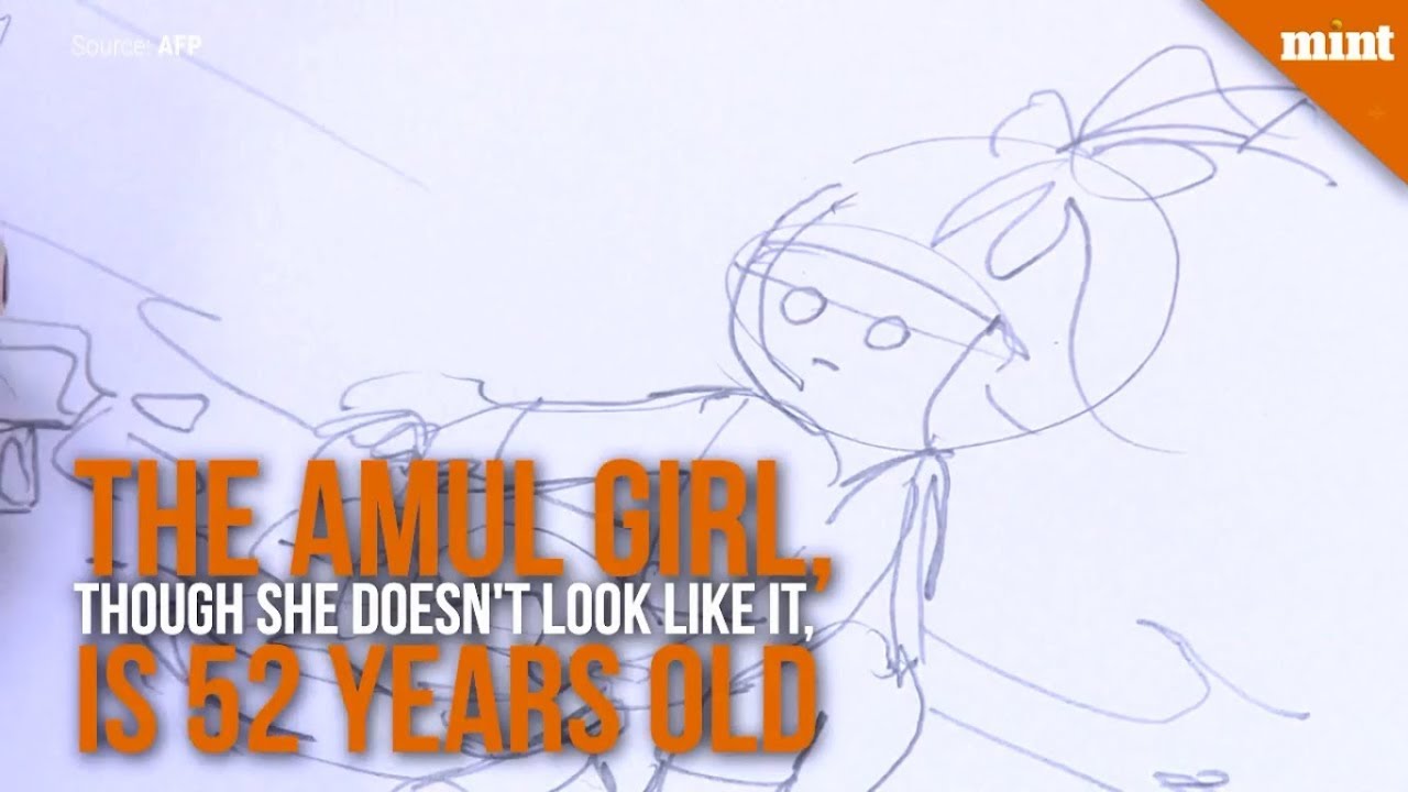 52 years of Utterly Butterly Amul Girl - YouTube
