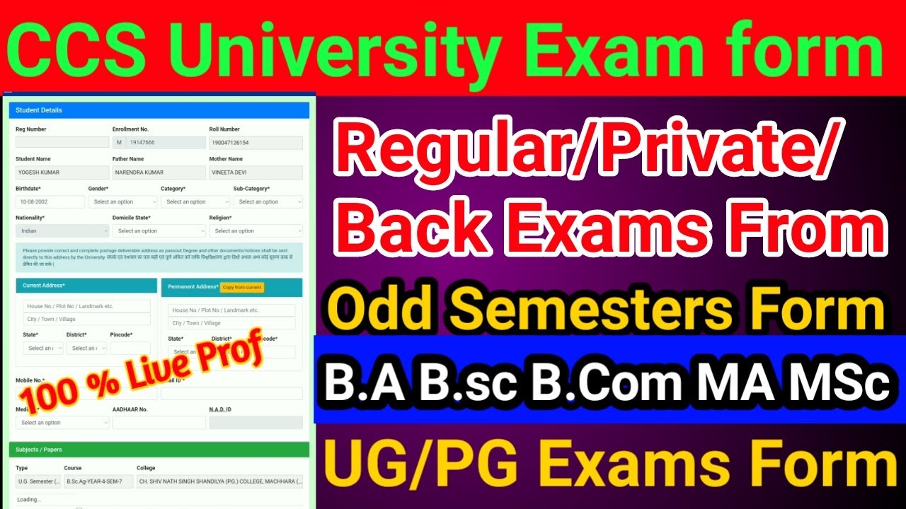 CCSU Back Exam From Fill 2022 CCSU Exam Form Fill 2022 ccsu-back-exam-from-fill-2022-ccsu-exam-form-fill-2022
