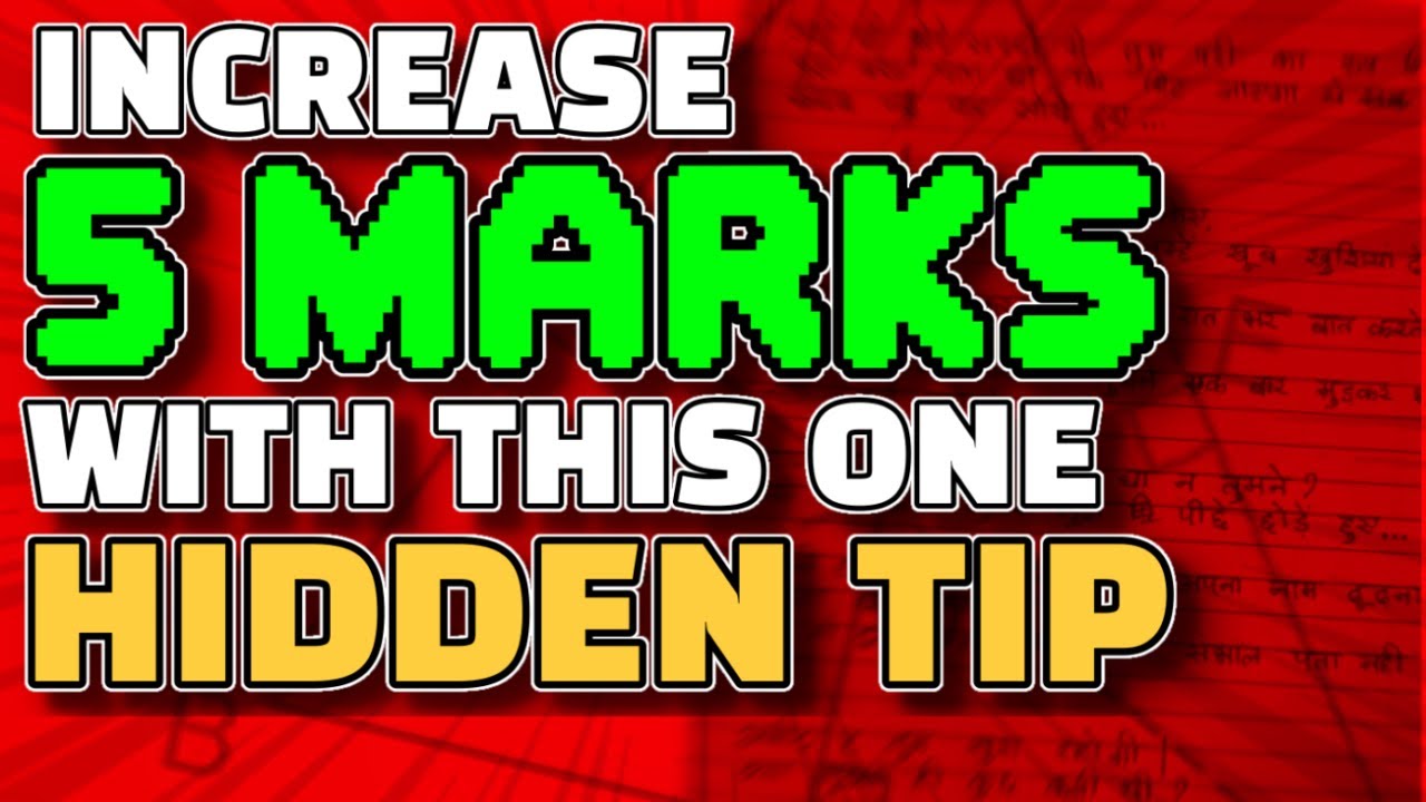 DO THIS to TRICK the examiner into giving you marks - YouTube