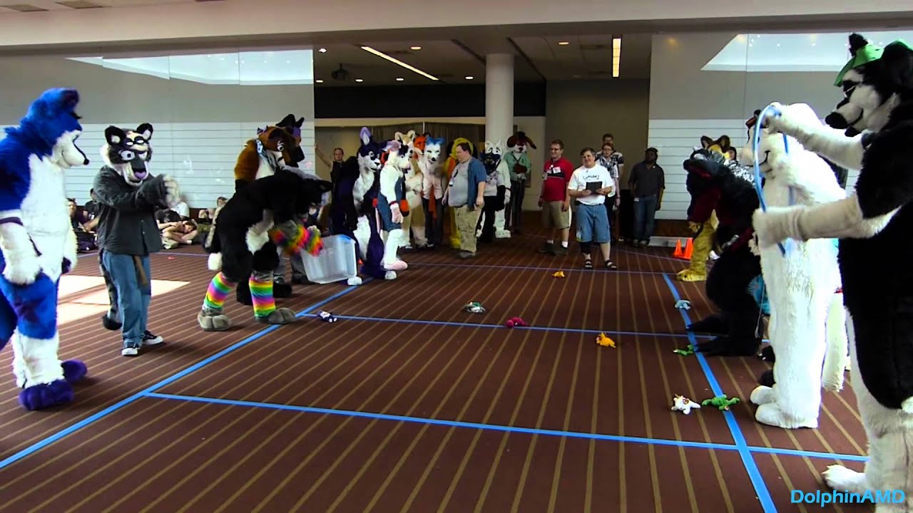 Anthrocon 2012 - Fursuit Games - Part 2 - YouTube