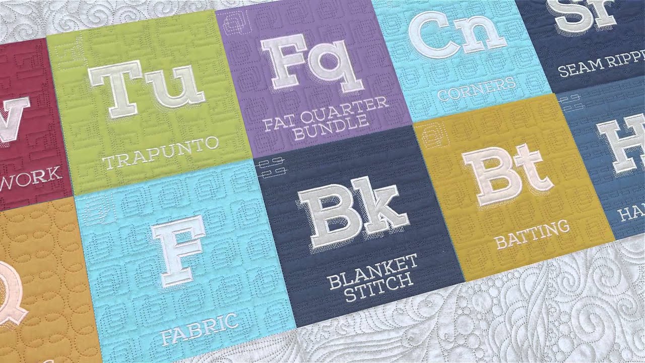 The Periodic Table of Quilting & Embroidery - YouTube
