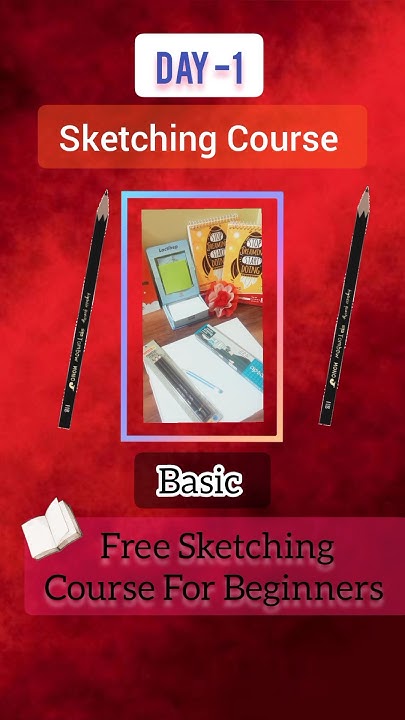 Free Sketching Course (Day-1) Drawing course for beginners #day1 #basic ...