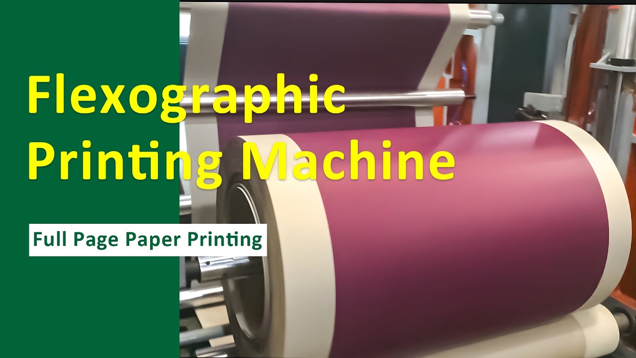 Full Page Printing Machine Is Suitable For Paper Material With High ...