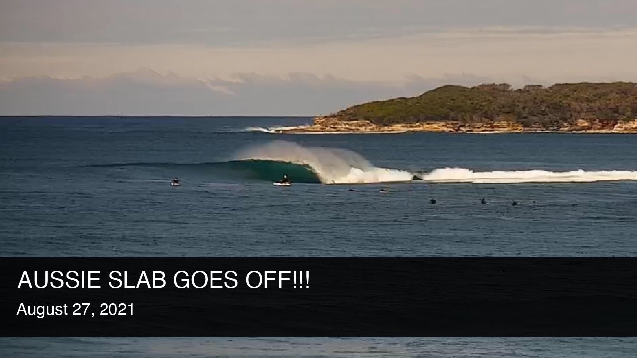 SLAB surf near SYDNEY, Australia on August 27, 2021 - YouTube