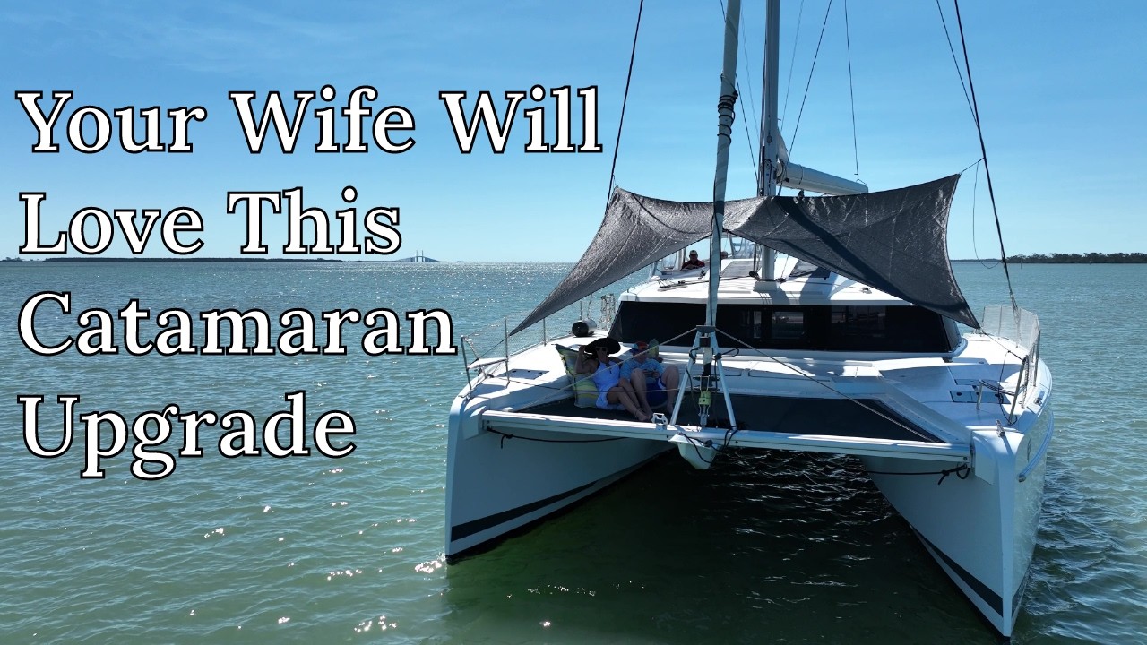 Your Wife Will Love You For This Catamaran Upgrade - The Sunrise Shade ...