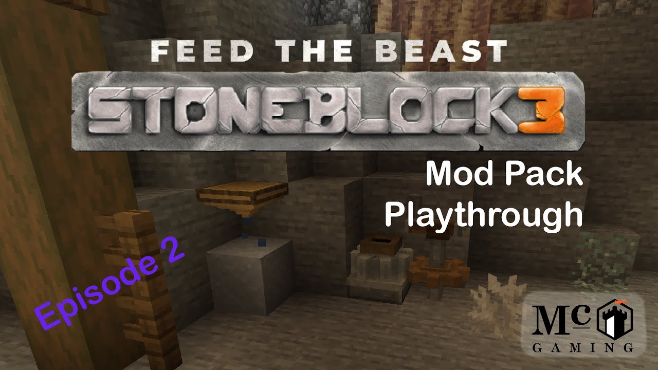 StoneBlock 3 E02 || Grind, Drip and Buzz! - YouTube