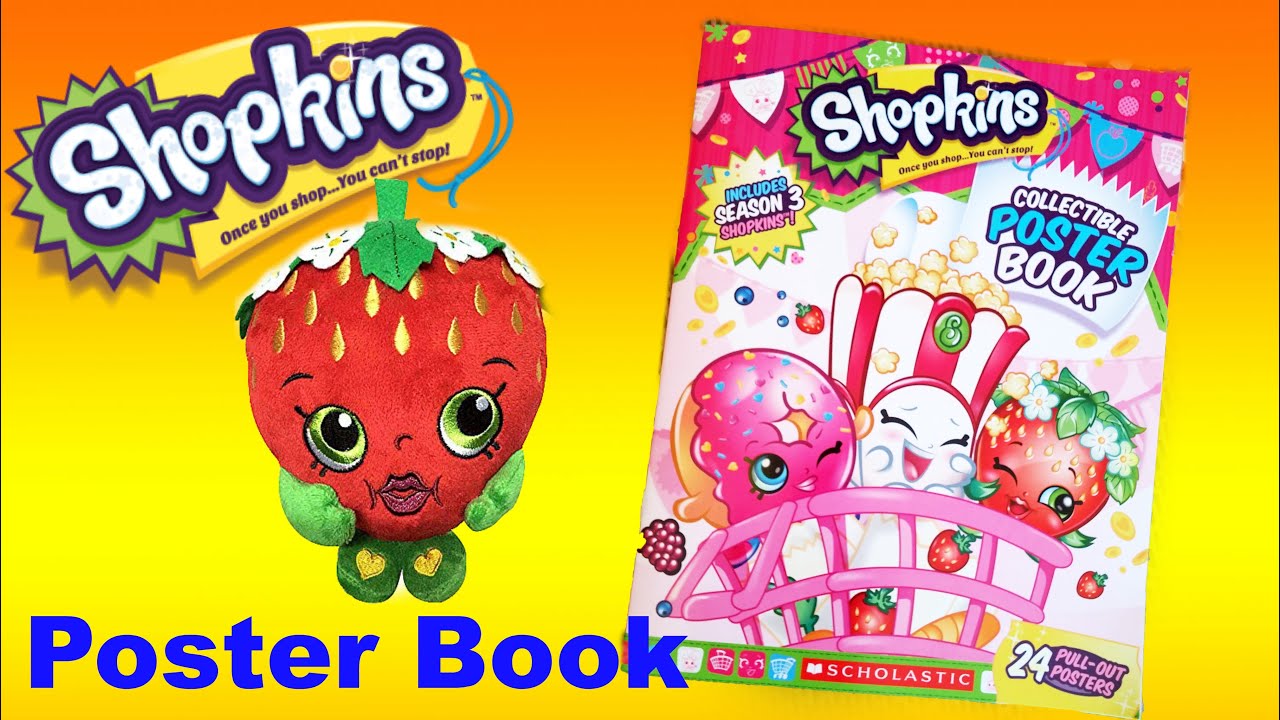Shopkins 24 Posters The Ultimate Collector's Guide with Strawberry Kiss ...