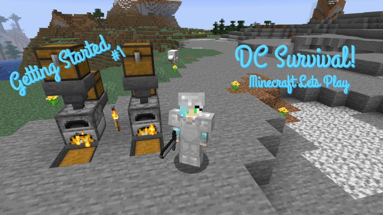 Getting Started|Episode 1|Minecraft Let's Play|DC Survival - YouTube