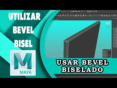 como usar la herramienta bevel o biselado biselar objetos en maya ...