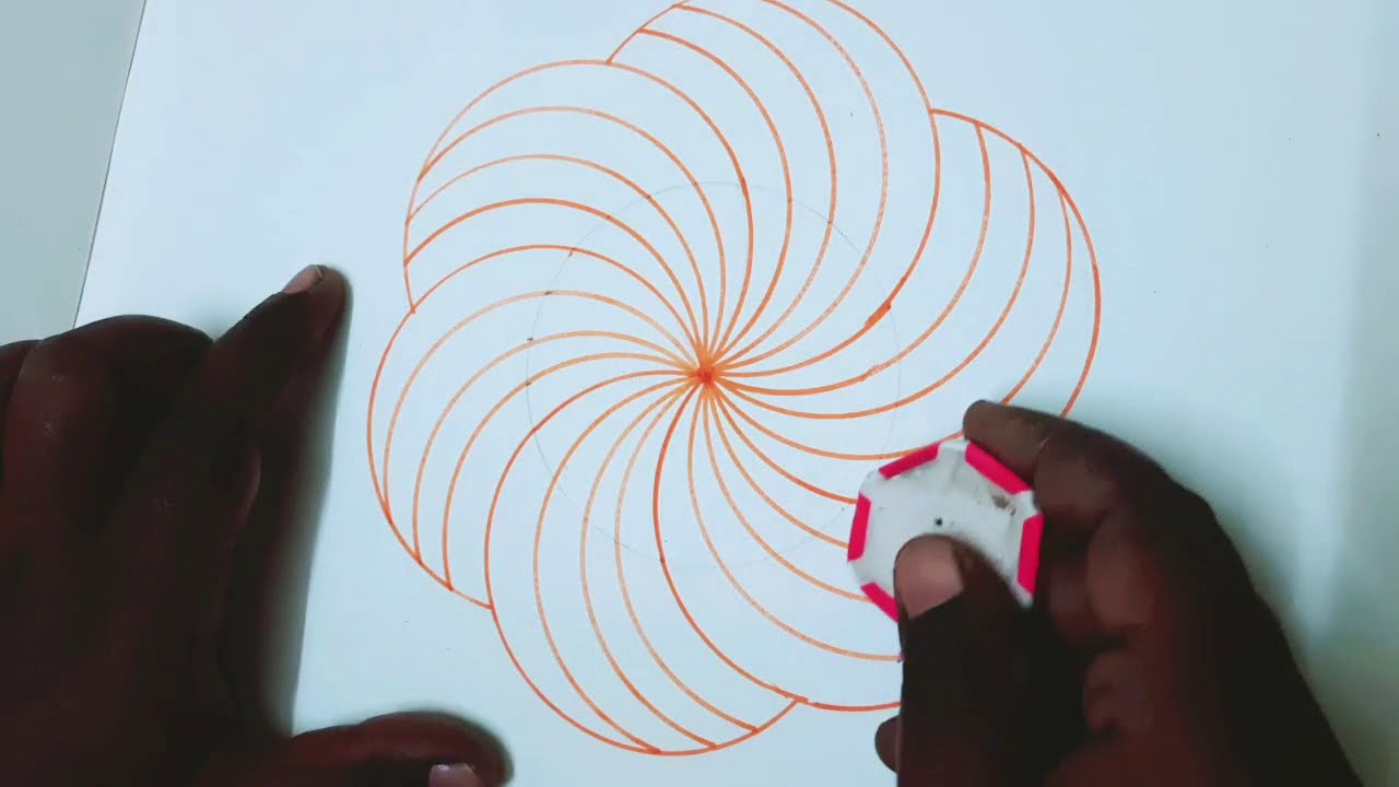 Drawing using compass | Kids special drawing/Illusion /Compass Drawing ...