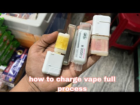 Flip Hookah Battery Recharge Full Process | How to Recharge Flip Vape Battery Step-by-Step