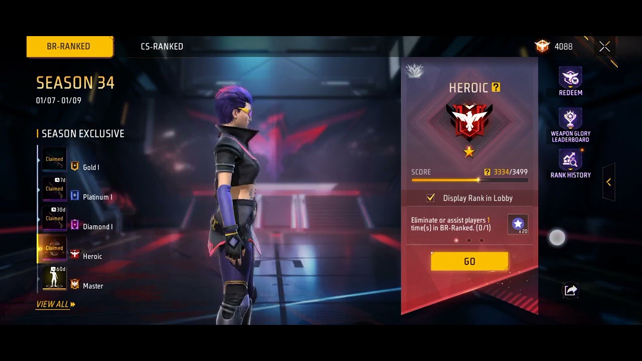 Finally Reached Heroic in CS Rank FF - YouTube