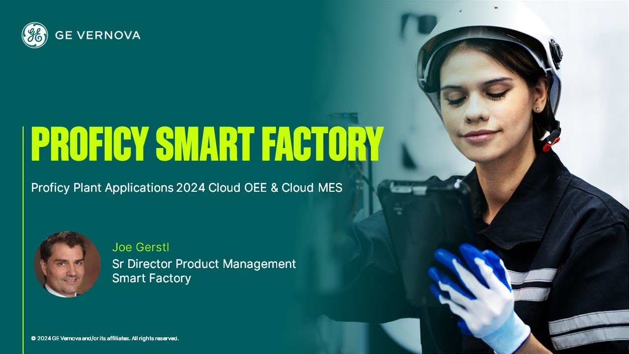 Proficy Smart Factory (MES) 2024 - YouTube
