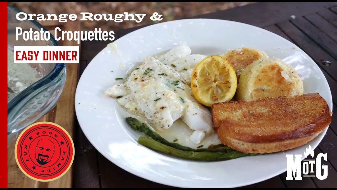 Orange Roughy and Potato Croquette Dinner - YouTube