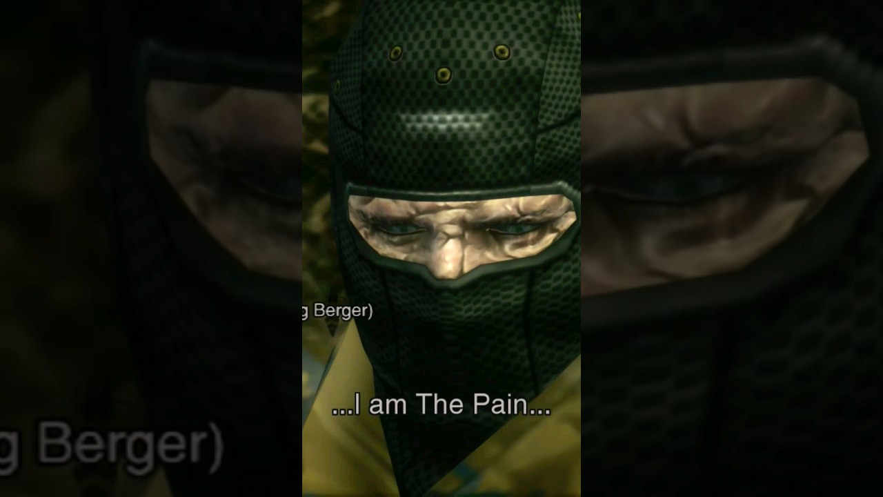 The Pain Boss Fight - Metal Gear Solid HD #gaming #metalgearsolid #mgs3 ...