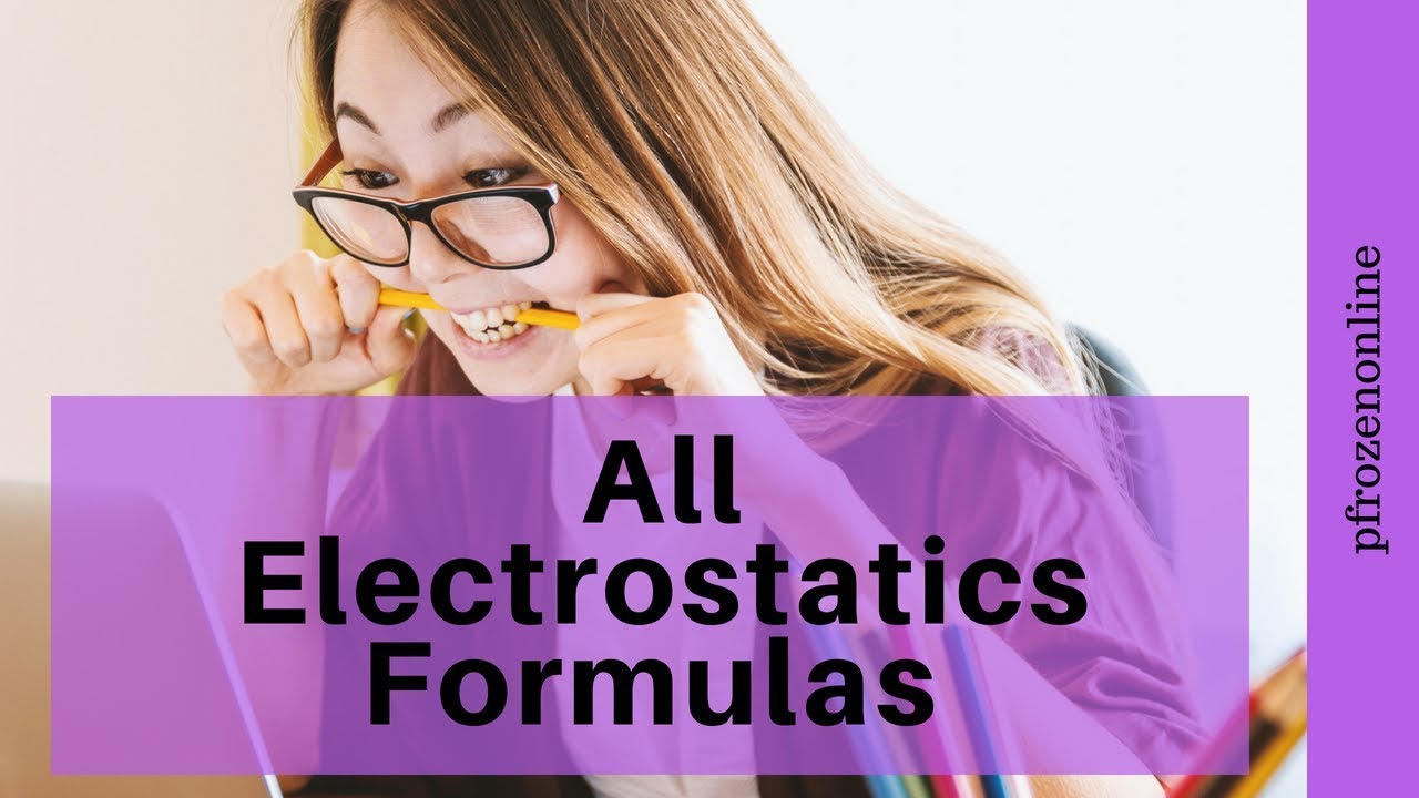Physics Electrostatics class 12 Most important Formulas by PP Sharma ...