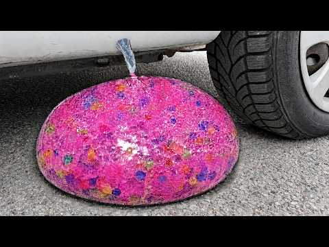 ORBEEZ COCA COLA BALLOON VS CAR, Coca Cola Zero, PowerAde, Fanta, Sprite, Fruko and Mentos Diff Unde