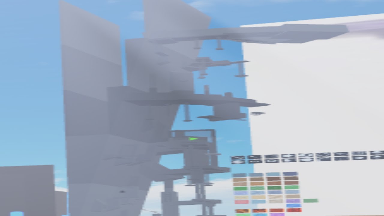 Building a tower for my friend's obby creator JTOH fan game. (f1 to f3 ...
