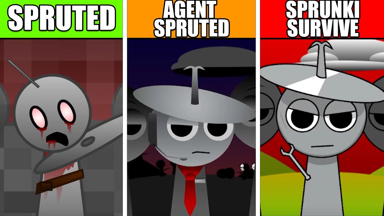 Incredibox Sprunki Mix: Spruted VS Agent Sprunkis VS Sprunki Survive ...
