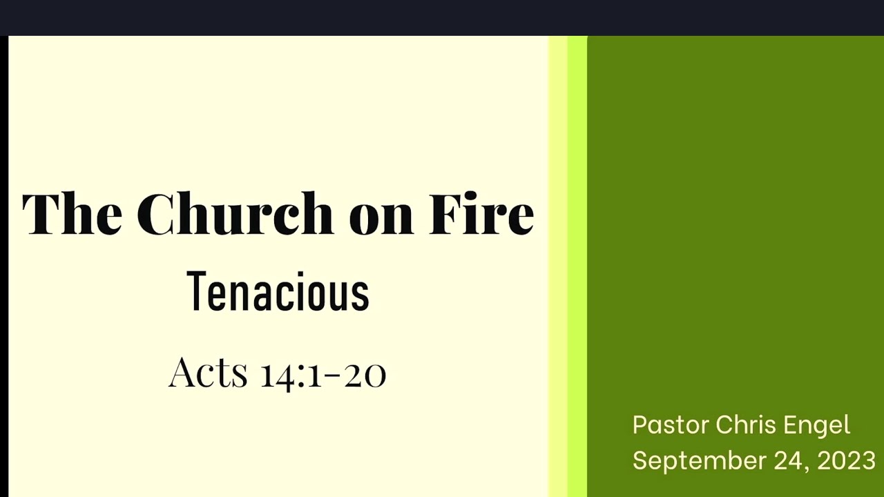 The Church On Fire- Tenacious - YouTube