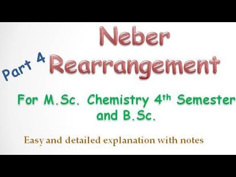 Neber Rearrangement | Mechanism | Example| Features| M.Sc. Chemistry ...