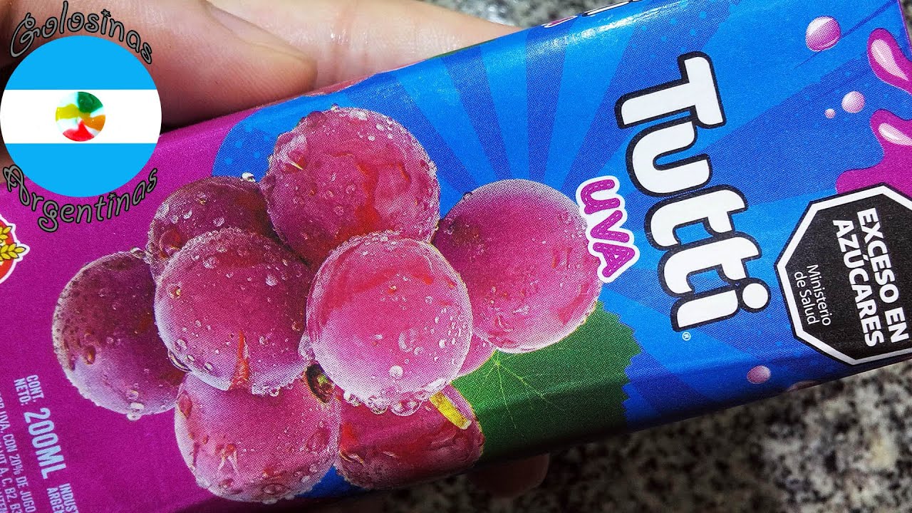 Tutti Uva Bebida Lista - " Juguito " - " Jugo " sabor Uva - YouTube