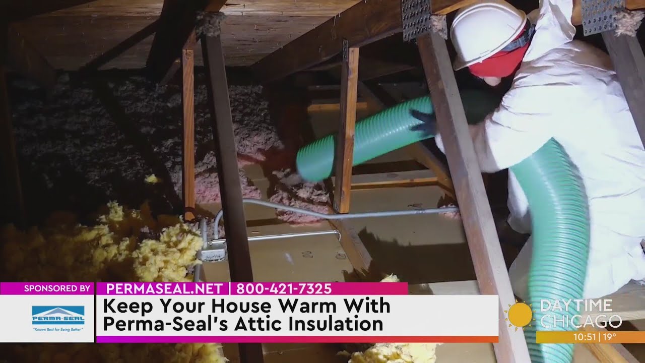 Keep Your House Warm With Perma-Seal's Attic Insulation - YouTube