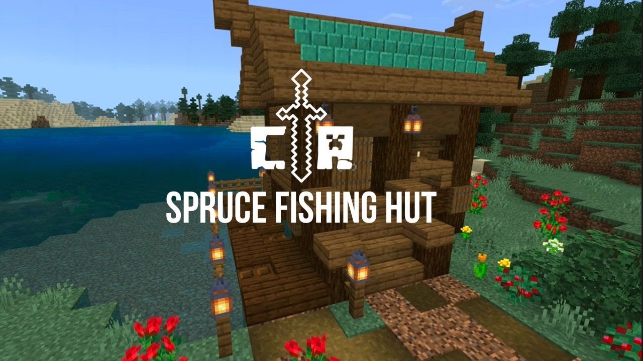 Minecraft Fishing Hut | Build Tutorial - YouTube