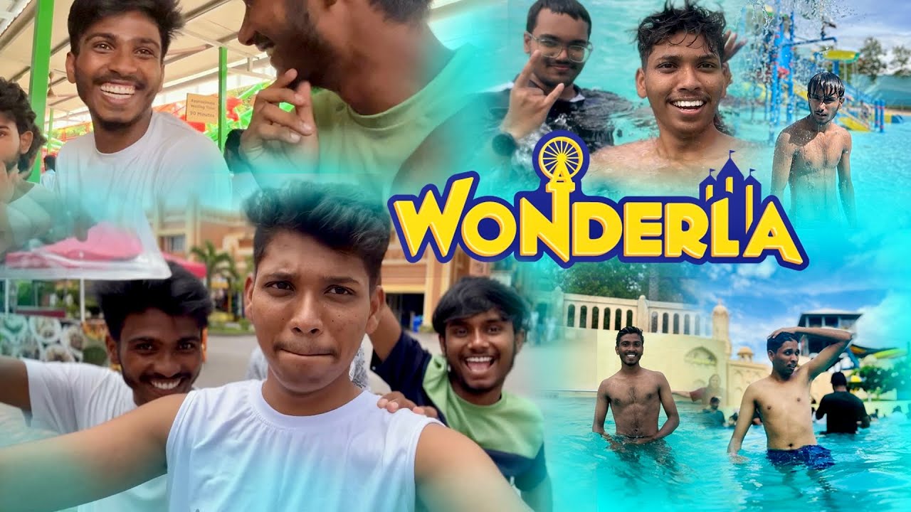 Wonderla trip with friends || Non-Skippable Video 😍|| Rahul kalakoti ...