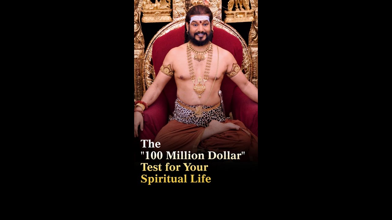 The "100 Million Dollar" Test for Your Spiritual Life - YouTube