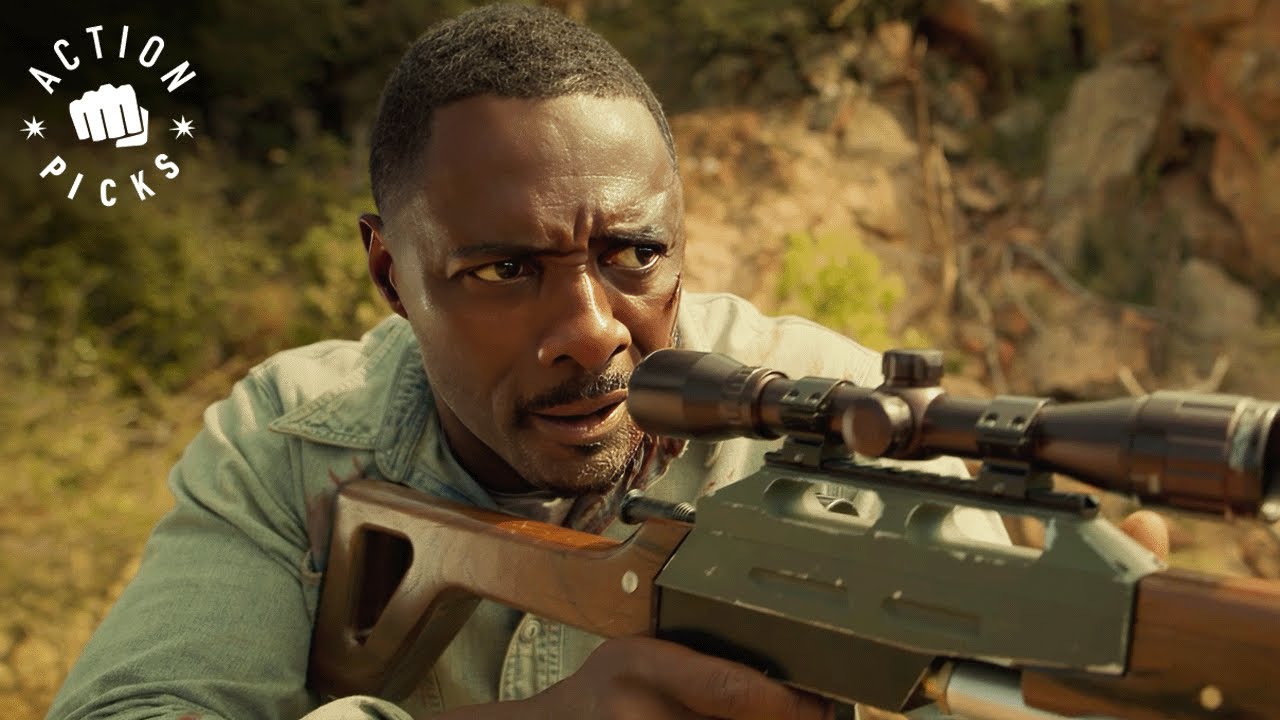 Idris Elba Fights Back Against The Lion | Beast - YouTube