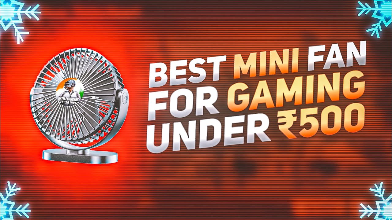 Best Mini Fan For Gaming Under ₹500 | Best Gaming Cooler For Bgmi And ...