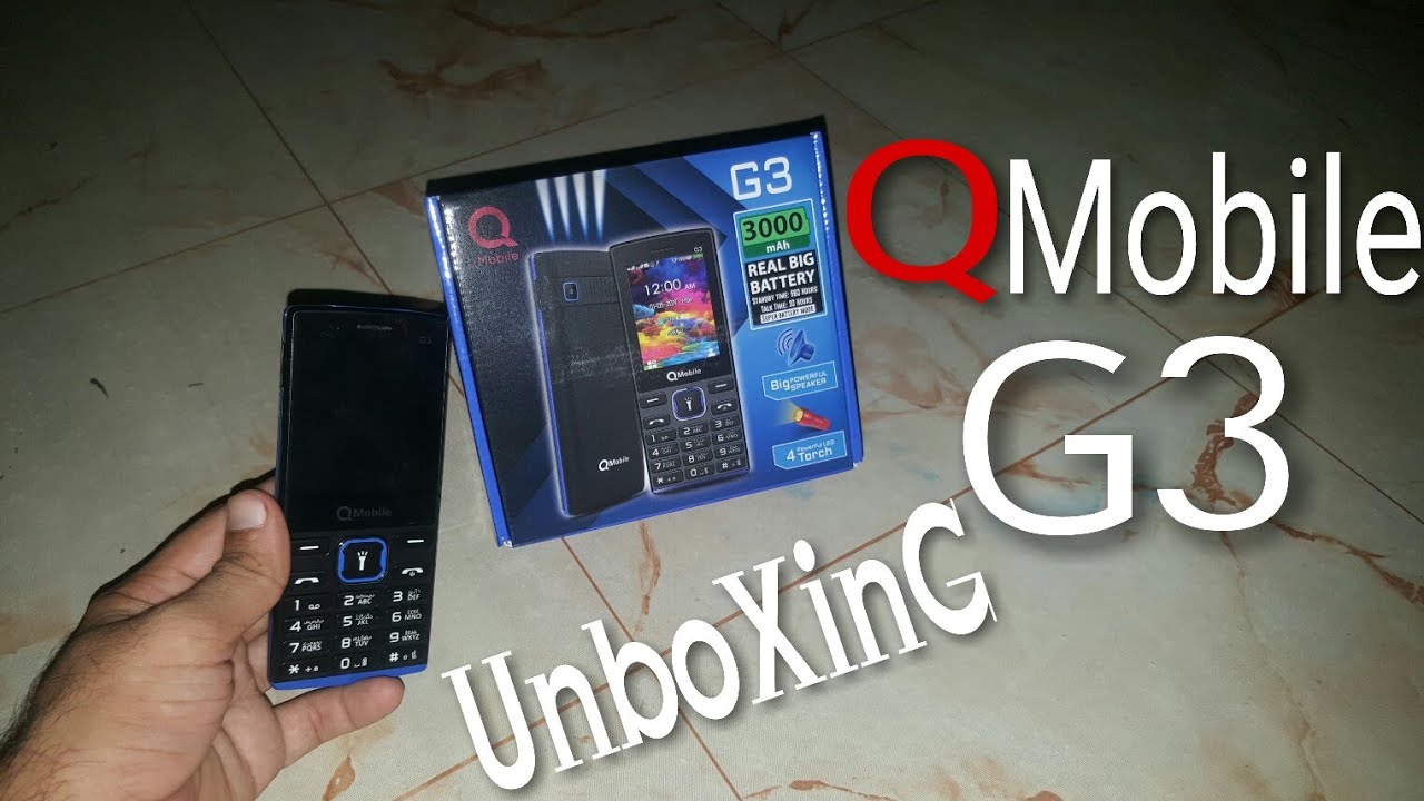 QMobile G3 unboxing/review - Mobile World Urdu - YouTube