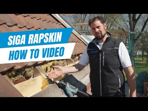 Luftdichte Anschlüsse sprühen – So funktioniert SIGA Rapskin