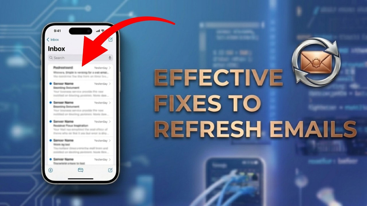 7 Reliable Fixes to Refresh Emails on iPhone 15 Mail App iOS 26 - YouTube