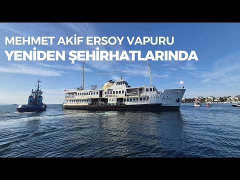 MEHMET AKİF ERSOY VAPURU'NUN TUZLA'DAN HALİÇ'E YOLCULUĞU #istanbul  #vapur #şehirhatları #ferry #sea