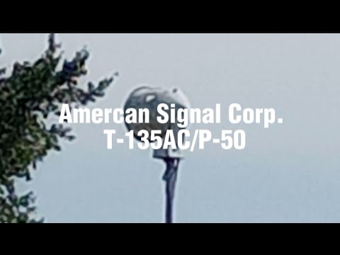 American Signal Corp. T-135AC/P-50 - Memphis, Tennessee - YouTube