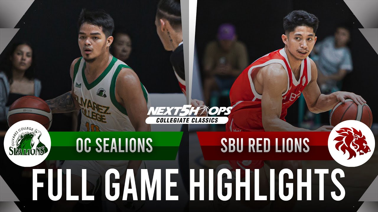 OC Sealions vs. SBU Red Lions | Full Game Highlights | Next5Hoops ...