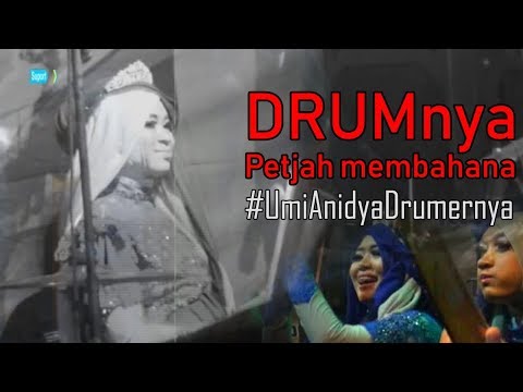 QASIMA - Kerangka Langit [Begini jadinya kalau Umi Anidya yang pegang DRUM]