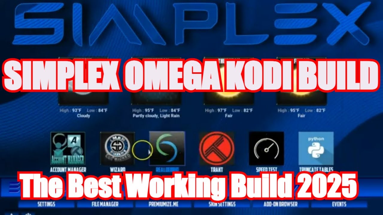 The Best WORKING KODI BUILD JUNE 2025 🔥 SIMPLEX OMEGA KODI BUILD 🔥 ...