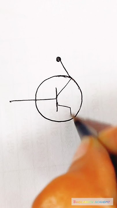How to draw transistor symbol? - YouTube