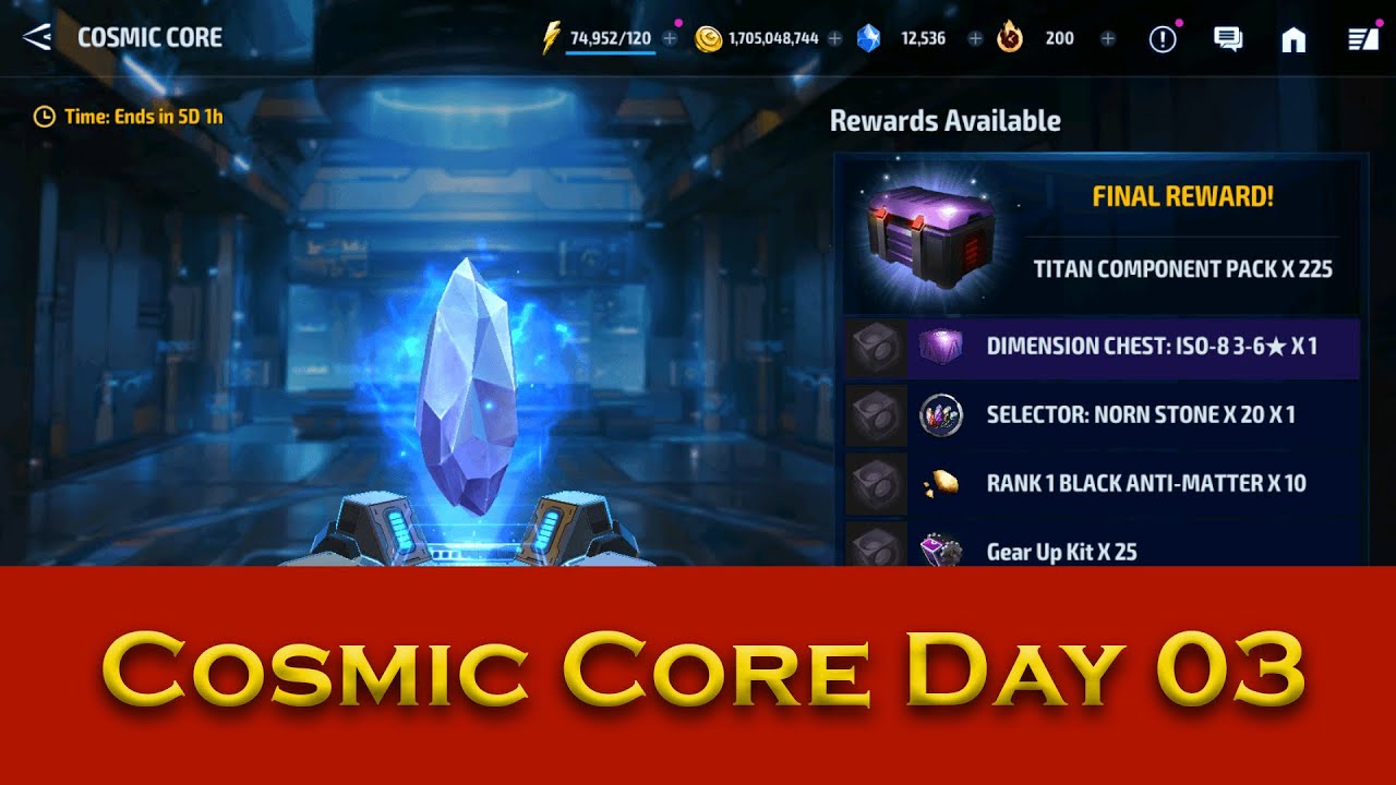 Cosmic Core Event March 2025 Day 03 Live Stream - Marvel Future Fight ...