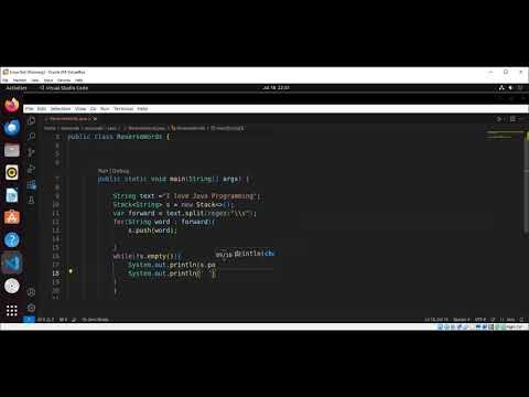Reversing a String by Word in Java - YouTube